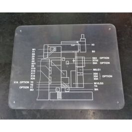 Übersichtsplan Anschlüße und Elektro für FP4MA Deckel Fräsm. (neu)