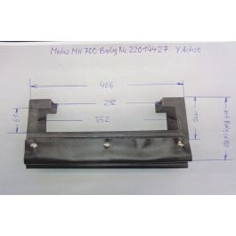 Balg Maho Y MH600 MH700 MH800 MH1000 oben (Nr. 22014427) OHNE Druckknöpfe